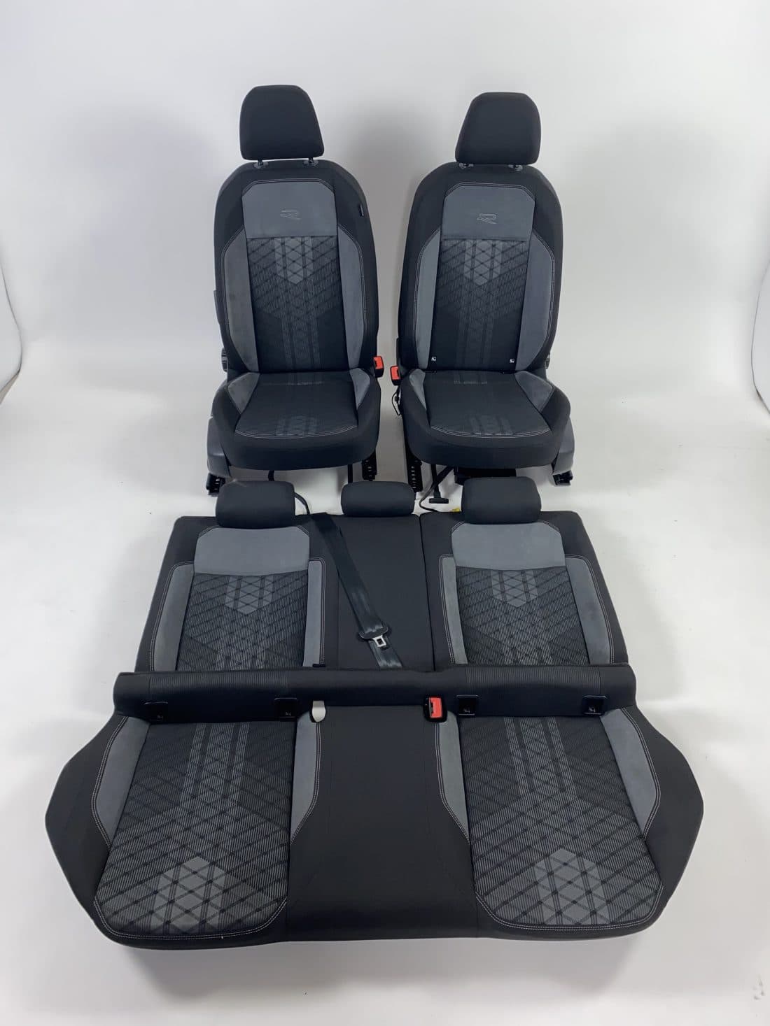 Interior VW Polo 6R (AW) Fabric/Alcantara Black/Grey online at Carseatz