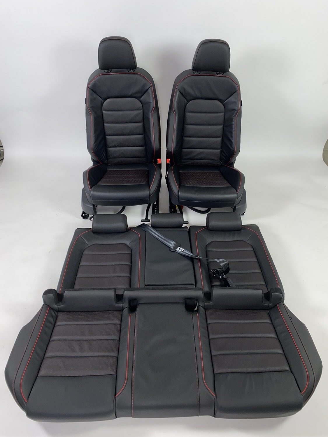 Interior VW Golf 7 GTI TCR Leather Black/Red stitching order online at ...