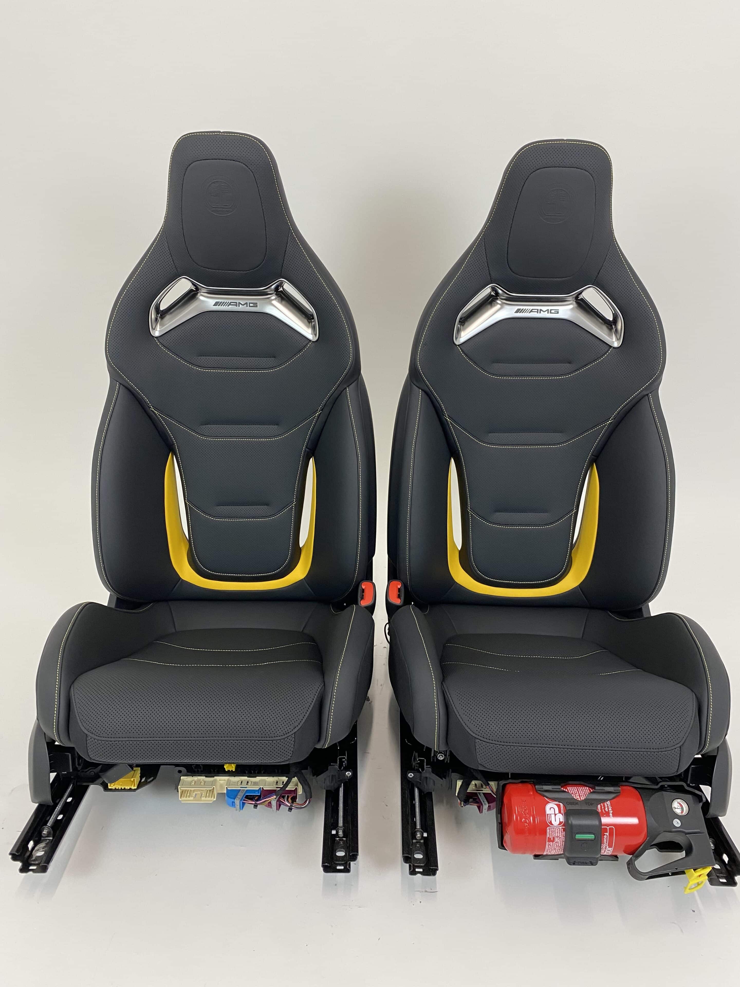Mercedes Benz C-Class AMG Performance Seats (W206) Black Leather With ...