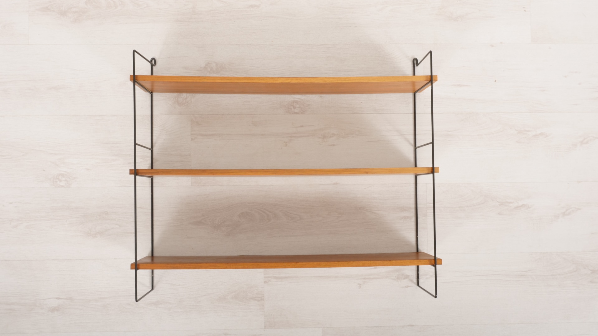 Vintage wandrek | Wandplank | Teak | 3 planken online bestellen bij ...