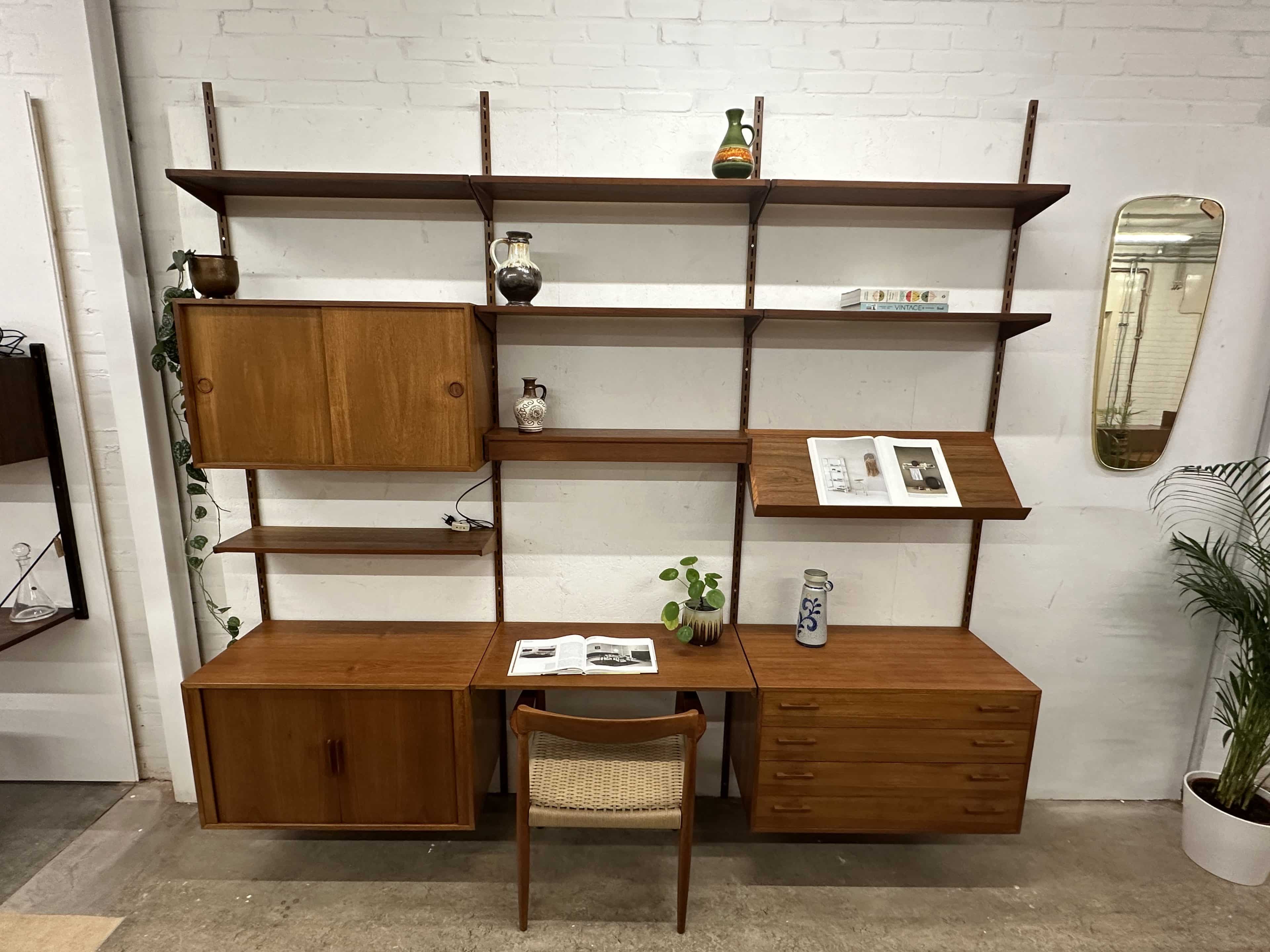 Vintage wandsysteem | Kai Kristiansen | Teak online bestellen bij ...