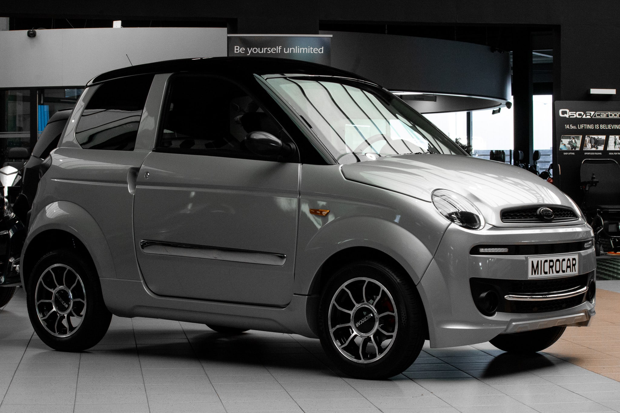 Microcar M.Go 4 progress 2019 Brommobiel occasion Zilvergrijs metallic ...