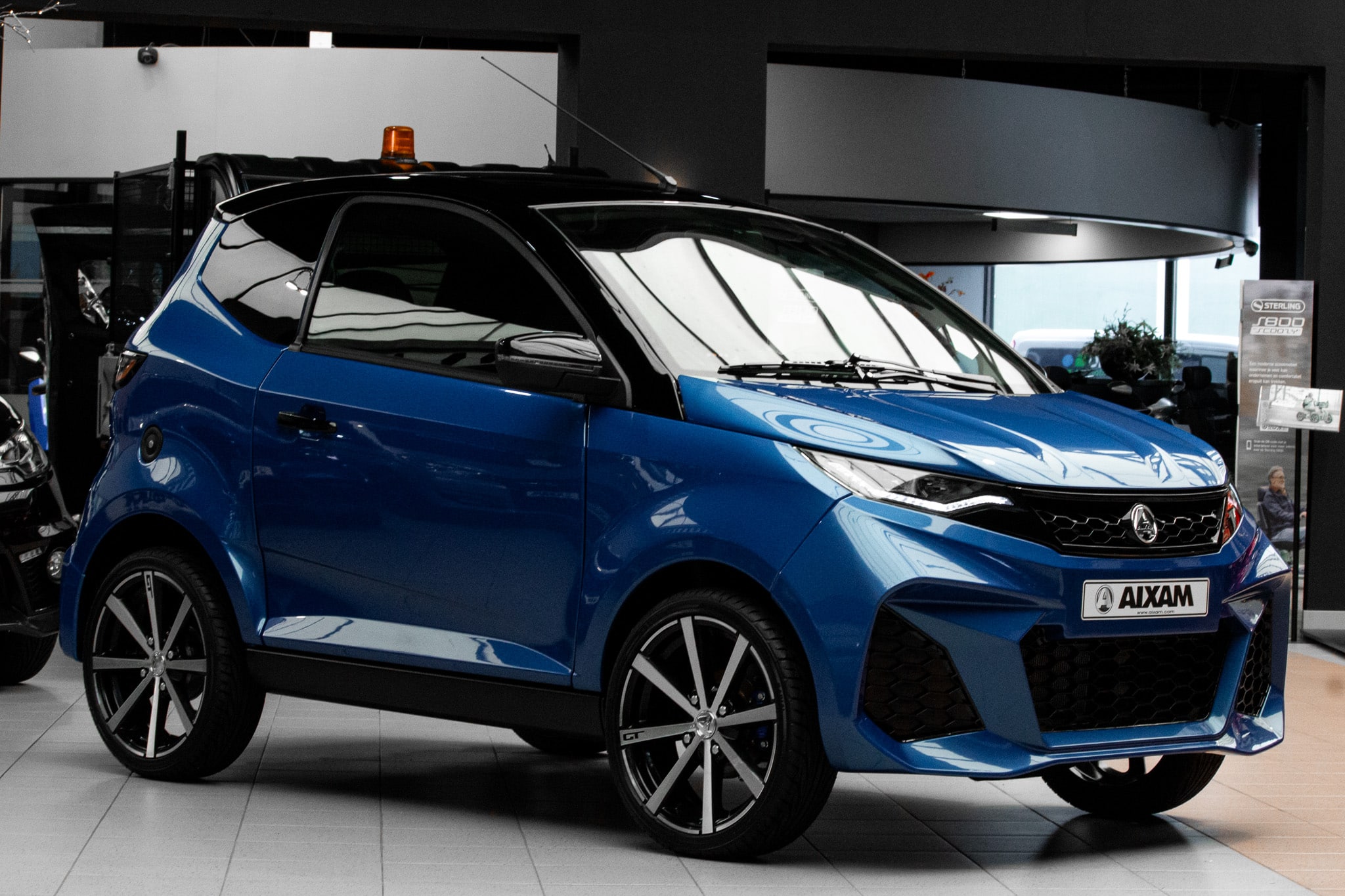 Aixam City GTO ambition E5+ 2025 Brommobiel nieuw Saffierblauw metallic ...