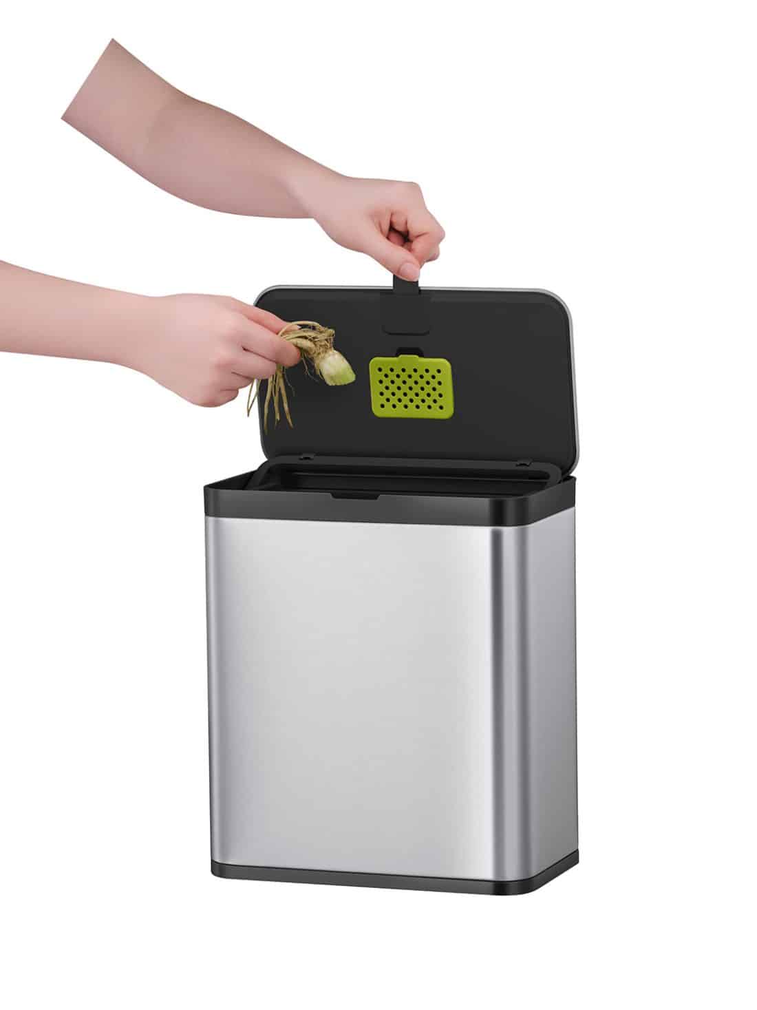 Order Puro S Food Waste Caddy 7L Matt S s Online At EKO Europe