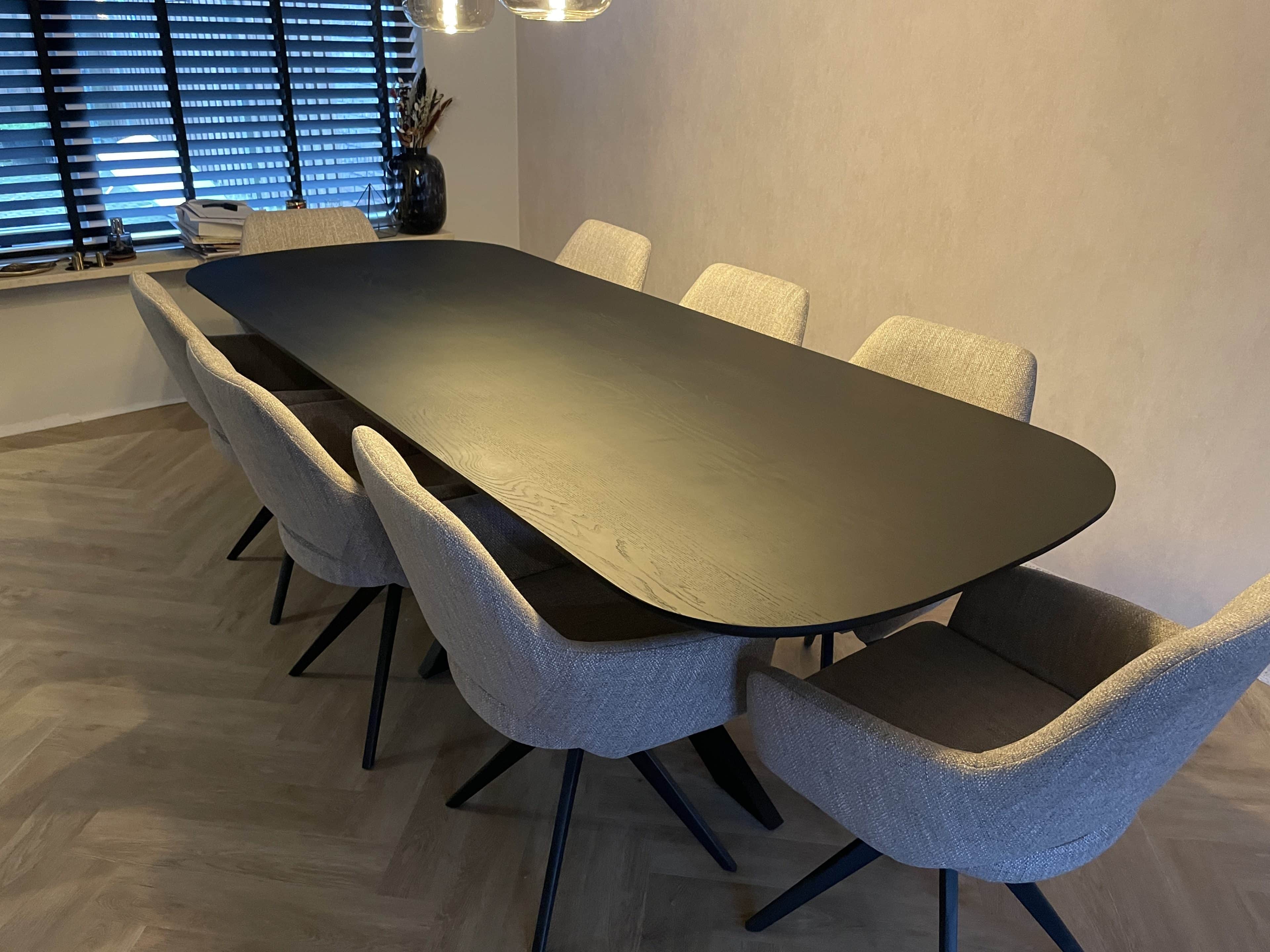 Eiken tafelblad Kulin met verjongde rand (excl. onderstel) online ...