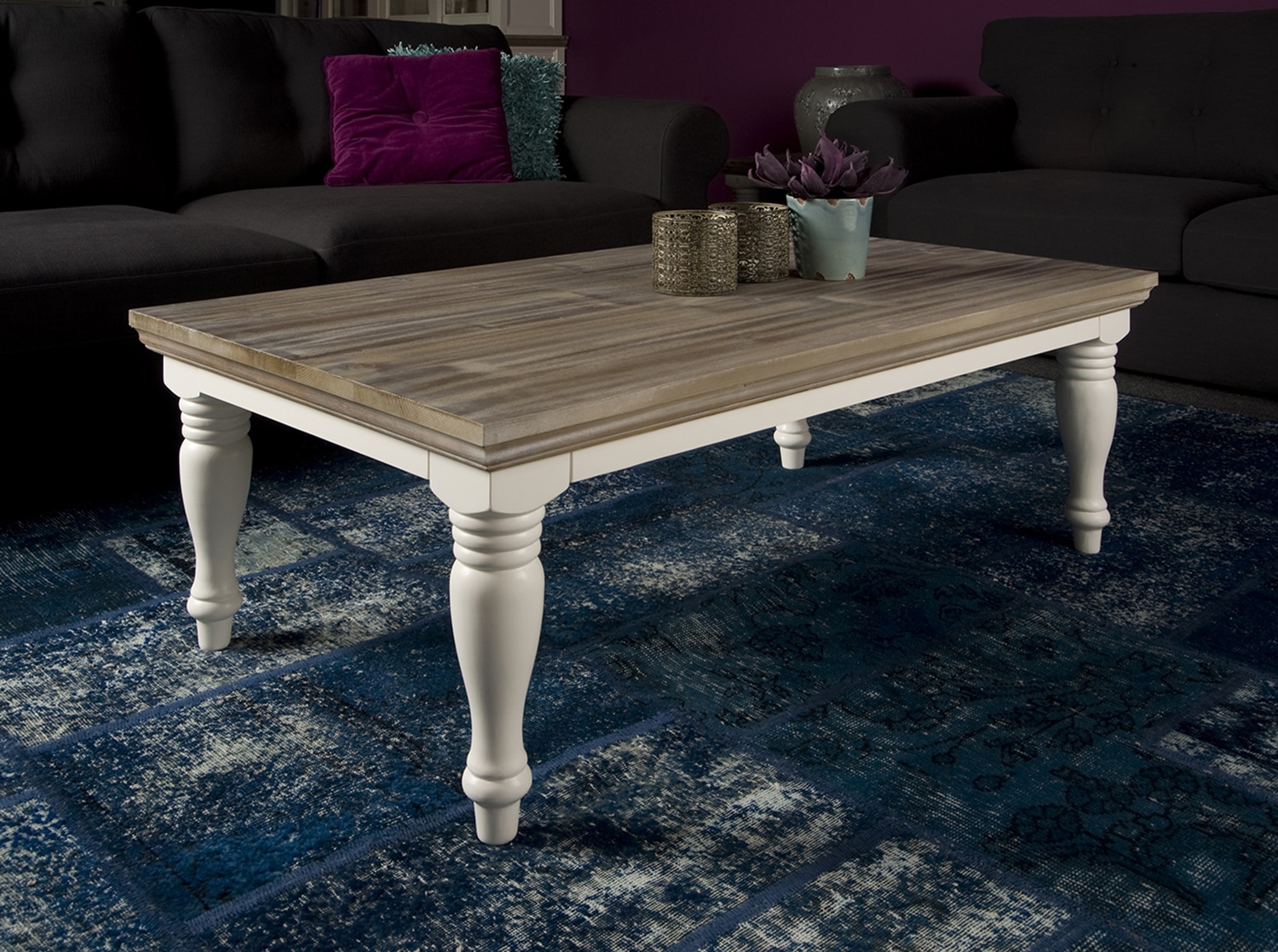 Salontafel Bologna 100 cm | Teak online bestellen bij Meubelcity.nl