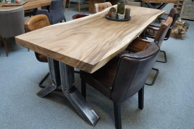 Boomstamtafel online kopen | Robuuste tafels | NietZomaarHout