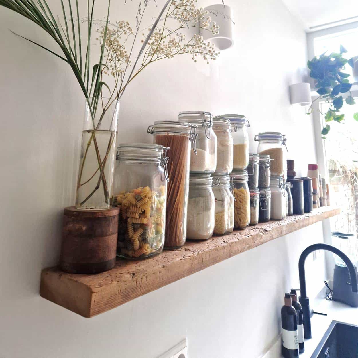 Barnwood wandplank 120 cm bestel je bij Robuust Maatwerk Store